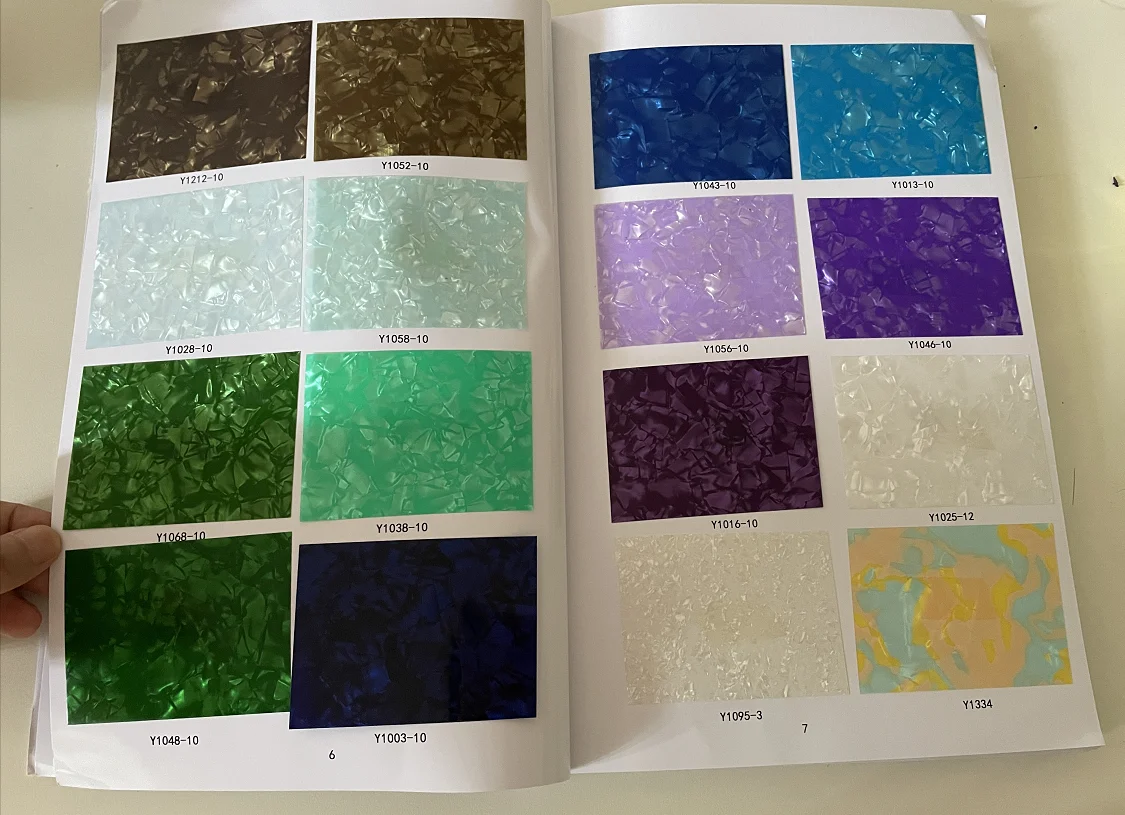 Artificial Celluloid Pvc Sheet Mother of Pearl Shell for Art Craft ...