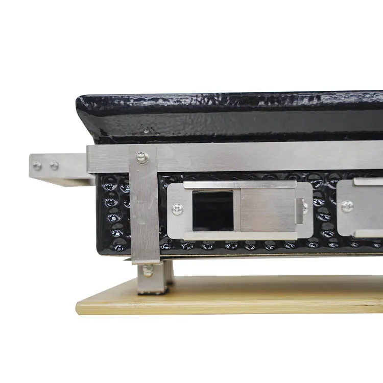 Parrilla Japanese Rectangle Charcoal Ceramic Black BBQ Yakitori ...