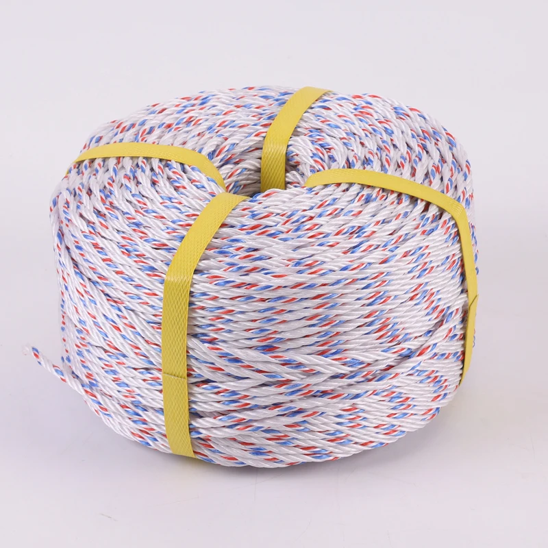 Light Blue Color 3 Strand Pp Twisted Hard Lay Rope - Buy Light Blue ...