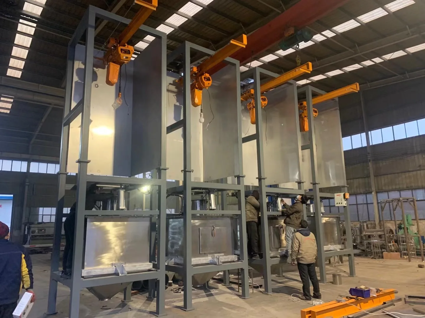 Dust Free Bulk Bag Unloading Stations Unloader System for Food ...