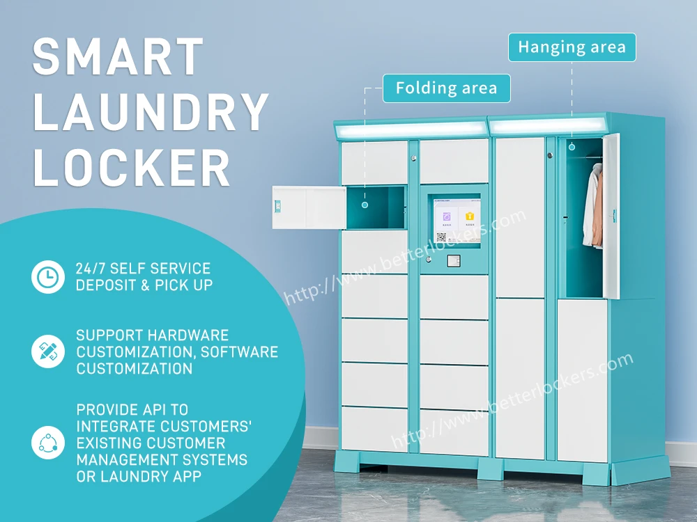 Smart Laundry Locker - 24 Hour Self Service & Remote Management