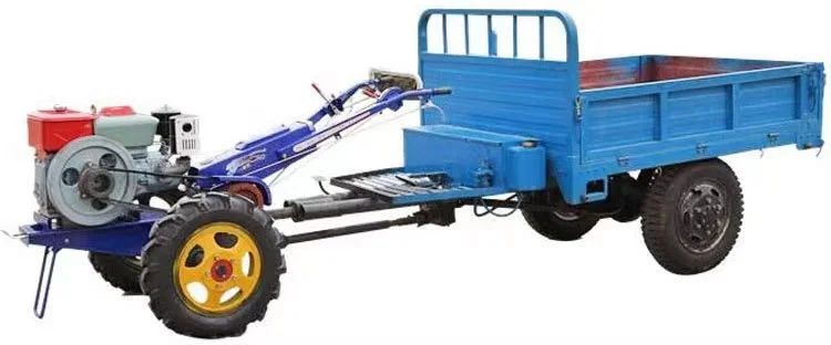 Mini 2 Wheel Farm Walking Tractor 18hp Hand Tractor With Plough Rotary ...