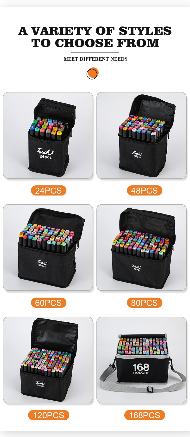 262 Colors Portable Poster Colour DIY Making Pen Art Paint