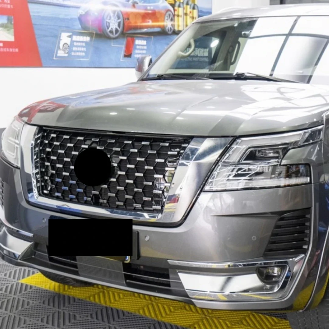 Body Kit For Nissan Patrol Y62 2020 2021 2022 Modified Grill Mask Grid ...
