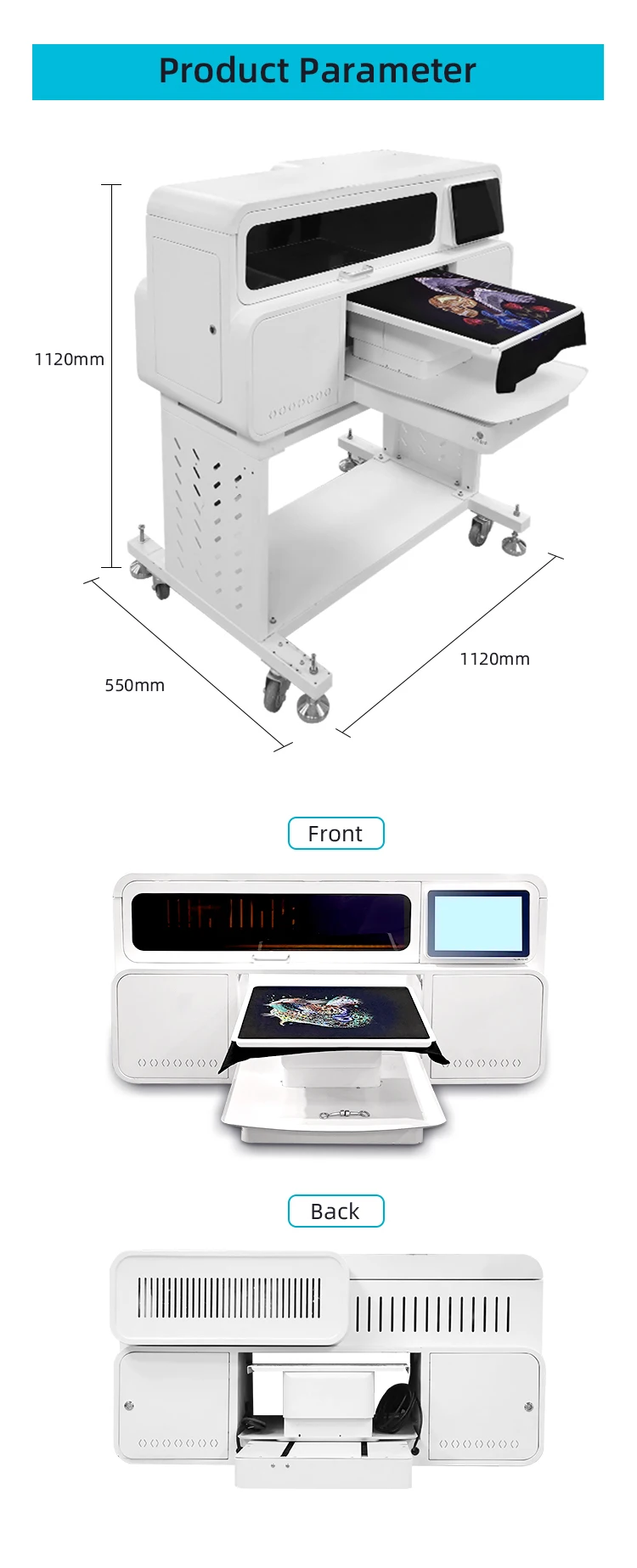 US Local Services Dtg Printer T-shirt Printing Machine Single ...