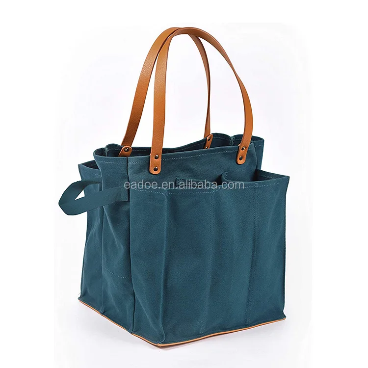 Ew0120 Sturdy Heavy Duty Canvas Tote Bags Shopping Farmers Market Tote ...