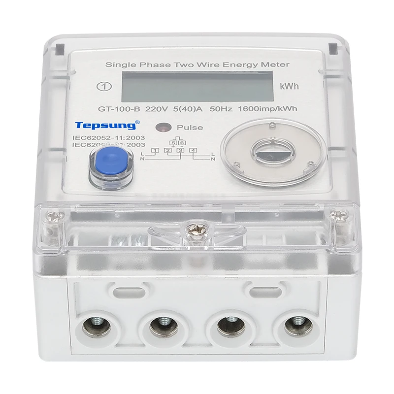 Single Phase Smart Electric Power Meter with Optical Port and RS485 ...