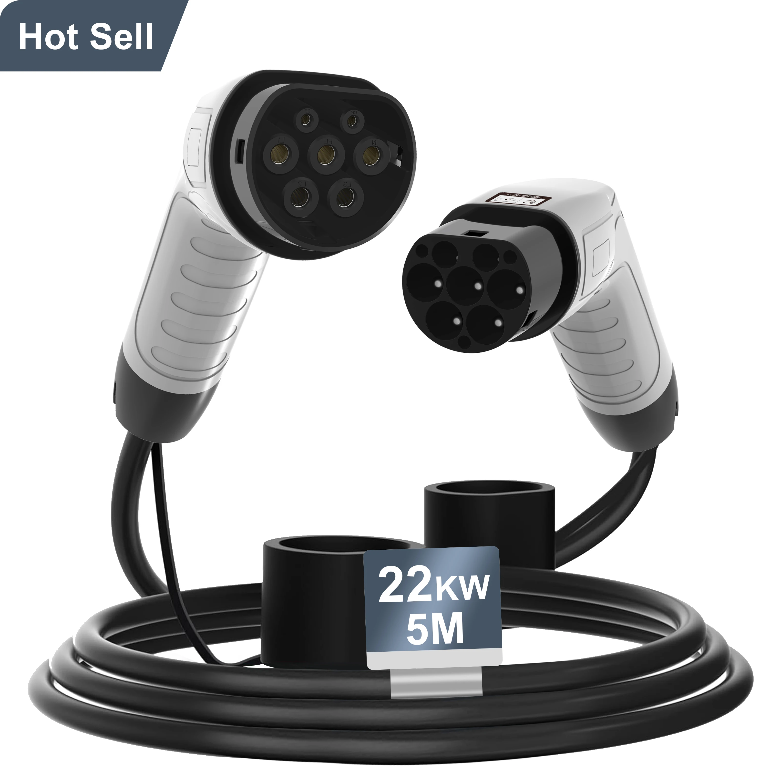 Factory Supply Portable Ev Charger Type 2 To Type 2 Charge Cable Ac 32a ...