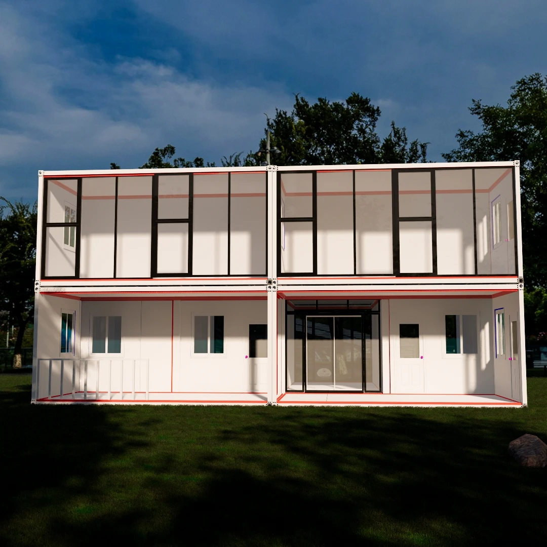 216sqm,2 Story Container Office And Warehouse,Low Cost Portable Prefab ...