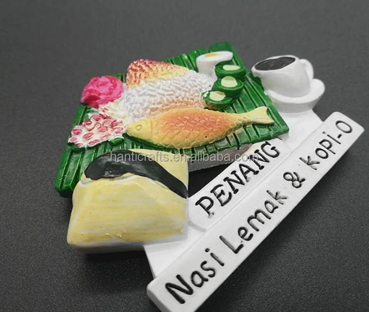 Resin 3d Malaysian Nasi Lemak Refrigerator Magnet. Home And Kitchen ...