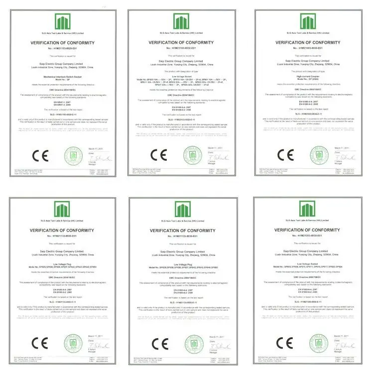 SAIPWELL IEC IP67 Reefer Container Plug 4 Pin 400-450V 32A
