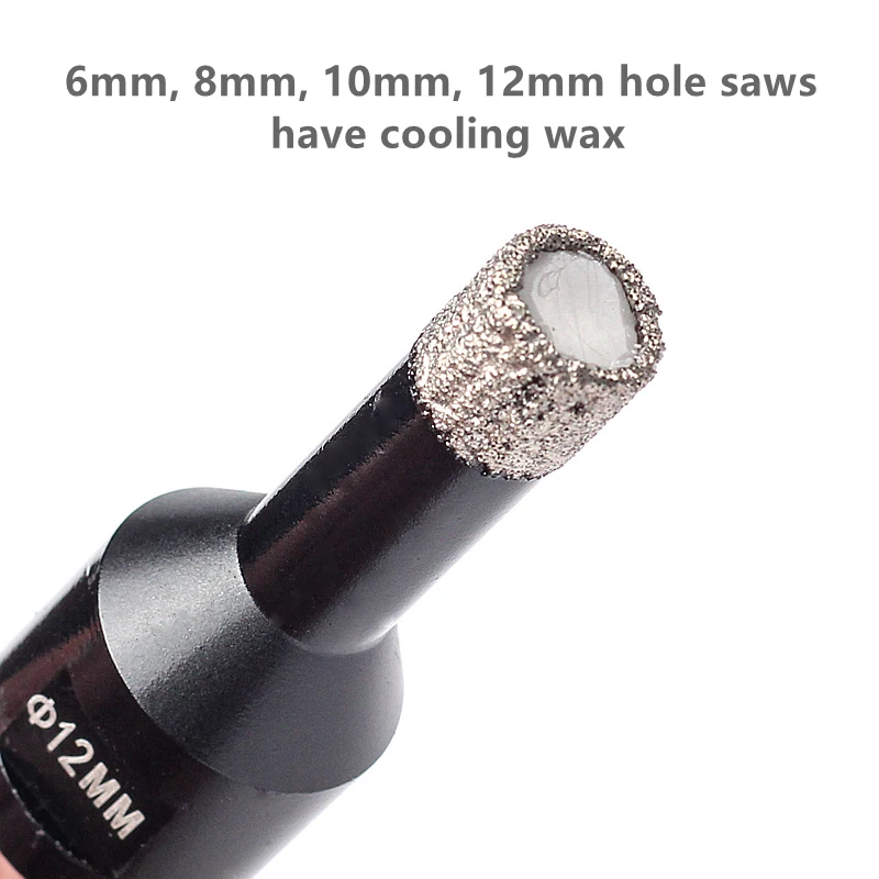 M14 Thread Dry Vacuum Brazing Diamond Core Drill Bit Marble Granite ...