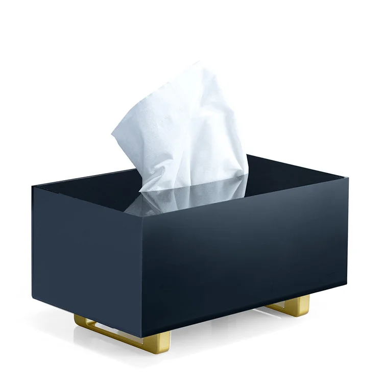 Custom Rectangle Clear Acrylic Tissue Box Holder Facial Tissue ...