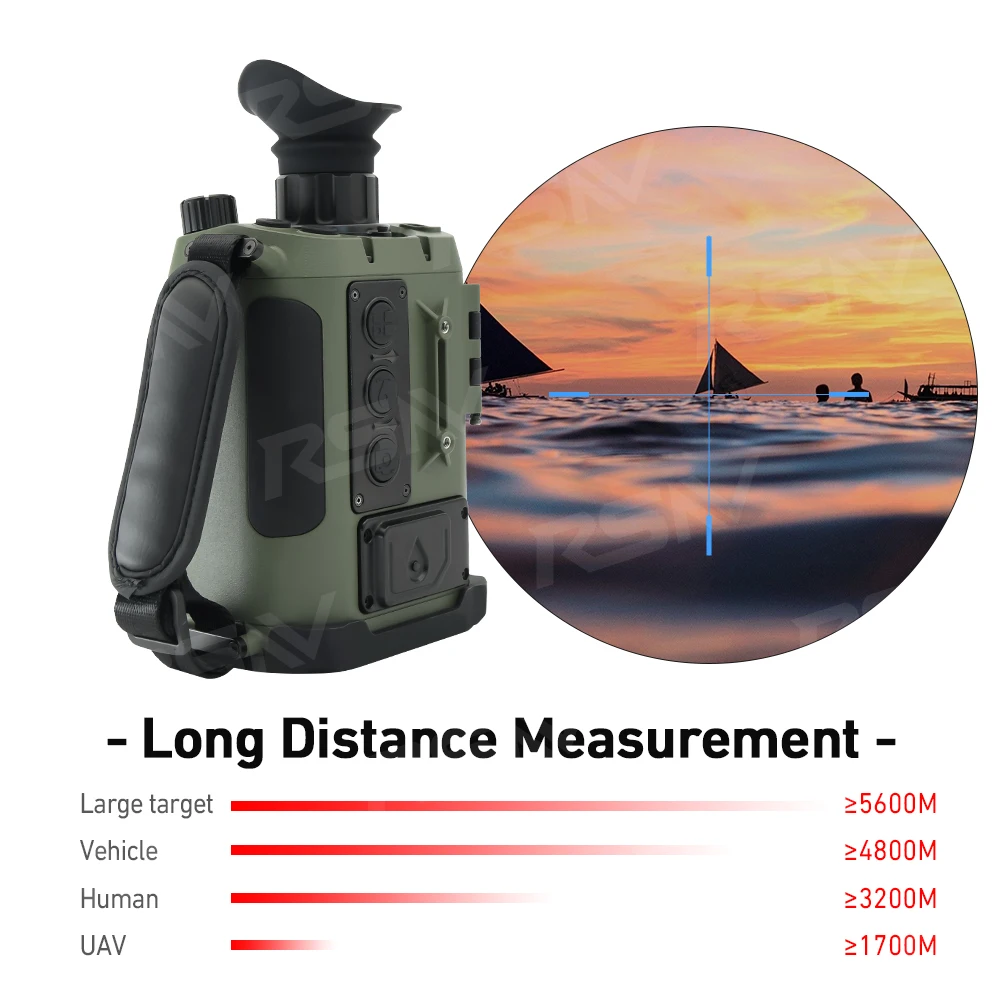 Long Range Laser Rangefinder Human Eye Safety 1535nm Class I Telescope ...