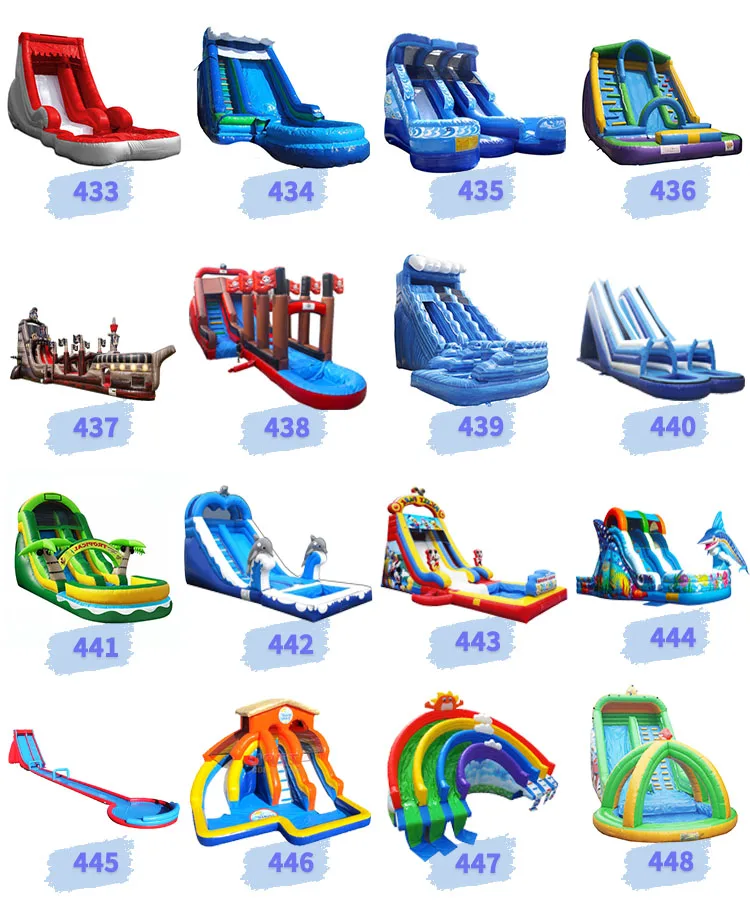 Aqua Park Inflatable Water Parks Mini Lake Slide Small Inflatable-water ...