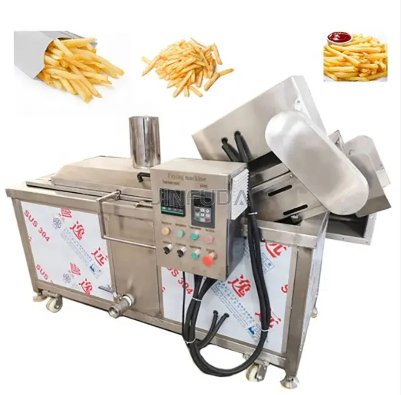 Industrial Gas Type Chicken Fat French Fries Deep Frying Potato Chips ...