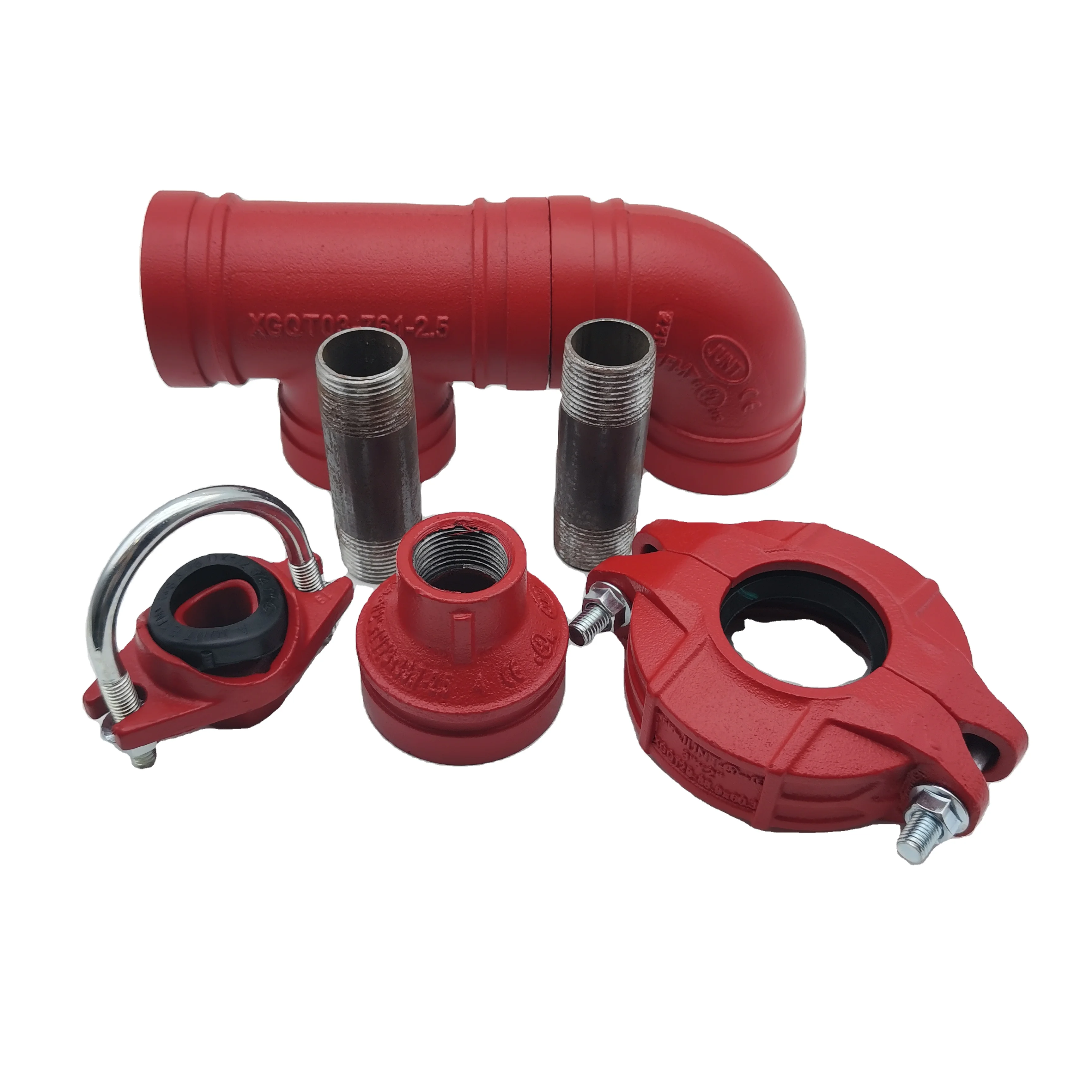 Fire Fittings For Fire Pipes With Epoxy Coating Concentric Reducer with ...