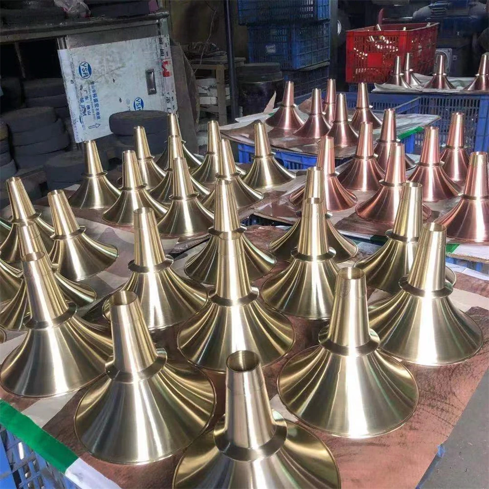 Custom Metal Stamping Professional Quality Air Copper Brass Bell Suona ...