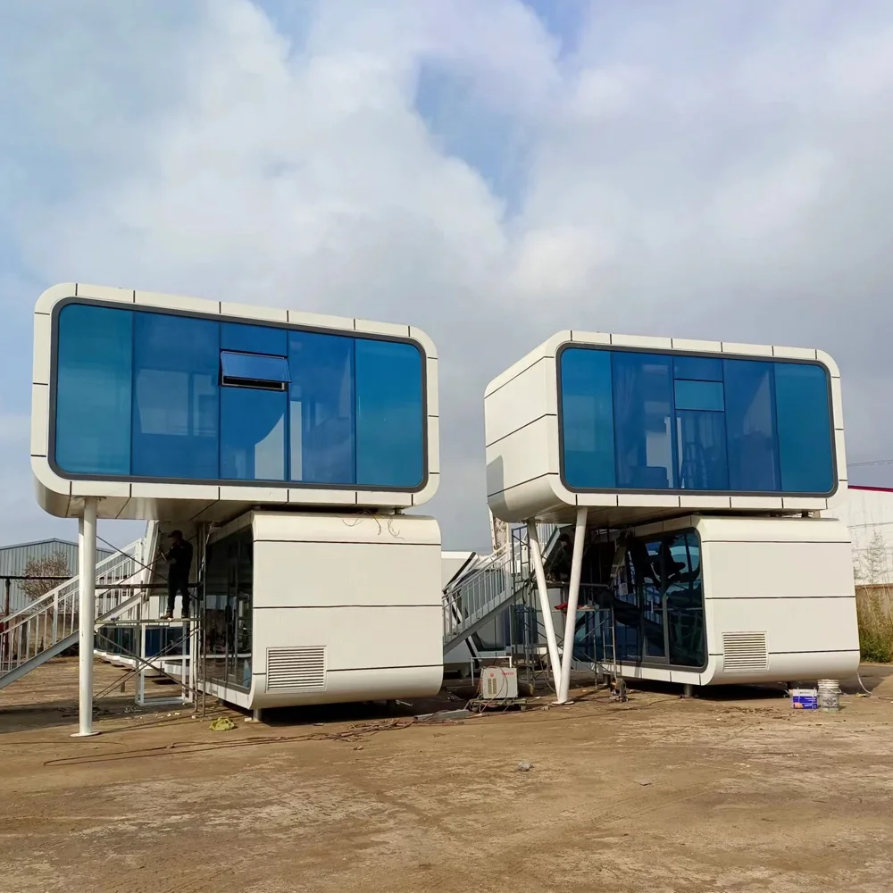 20ft Or 40ft Modular Shipping Prefab Container Office Portable Apple ...