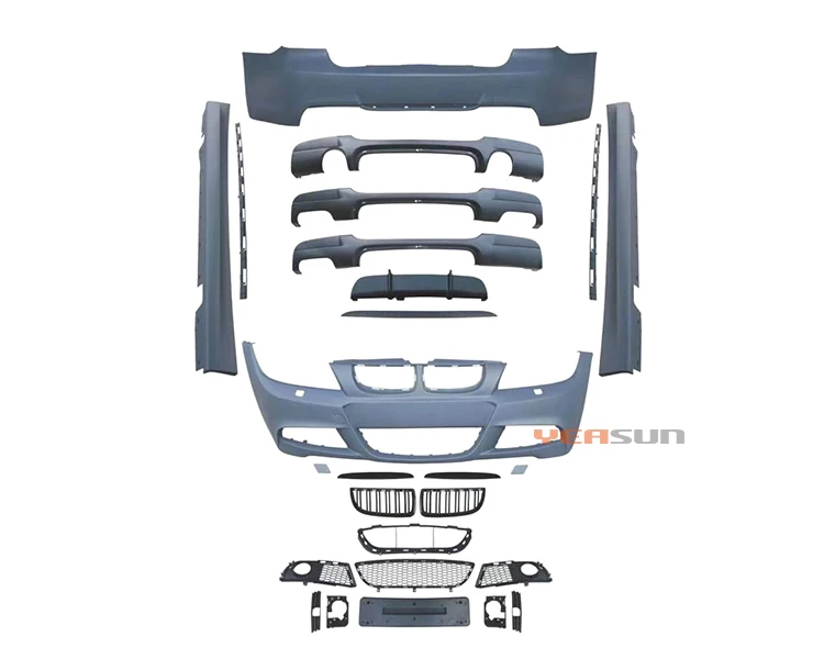 High Quality Full Body Kit E90 M Tech Style Pp Material For Bmw 3 ...