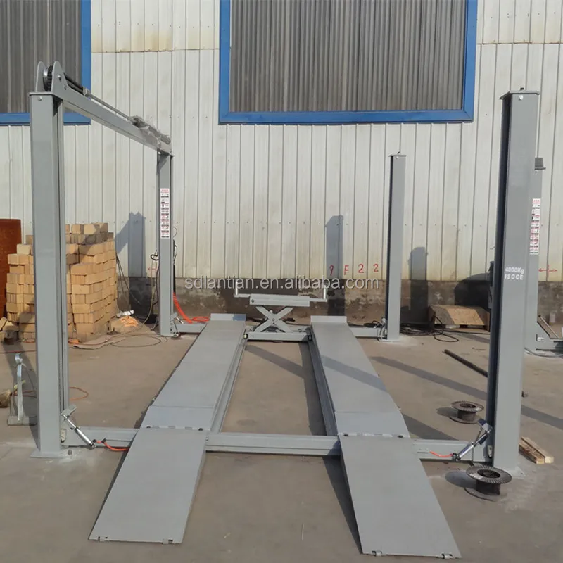 Bluesky 4LA-4000 Hydraulic 4 Post Car Lift - 4000kg Capacity
