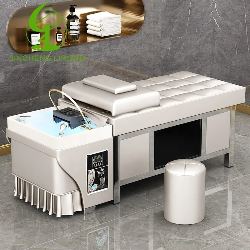 JINCHENG Multifunction Electric massage shampoo bed backwash unit salon ...