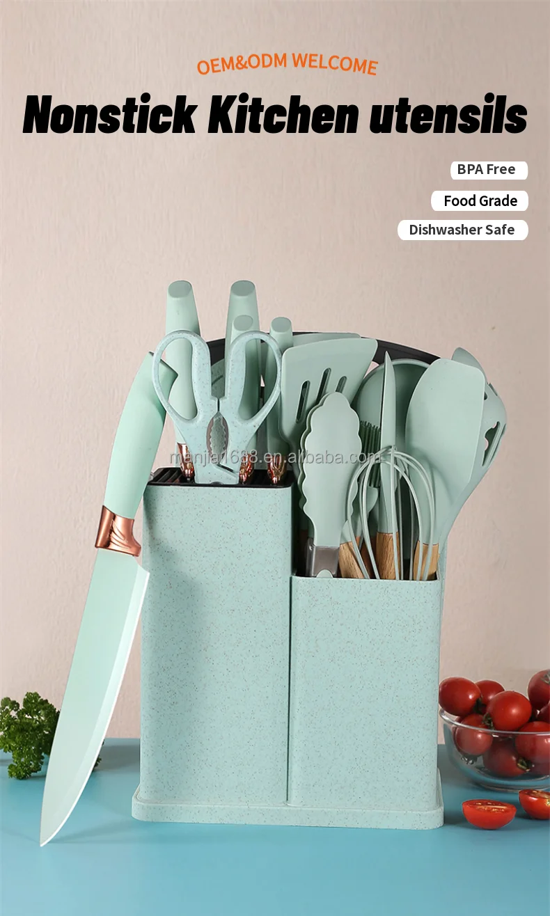 Manjia Kitchen Utensil Sets - Durable, Sustainable, and Versatile
