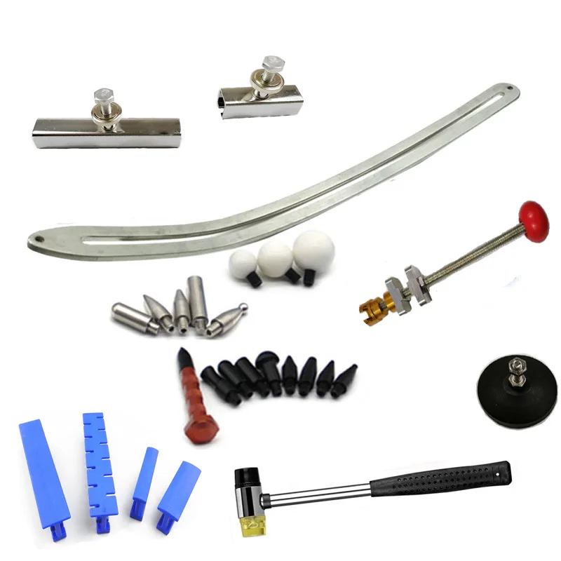 Flat Bar Tools Car Fender Damage Repair Tools Car Dent Removal Kit Auto ...