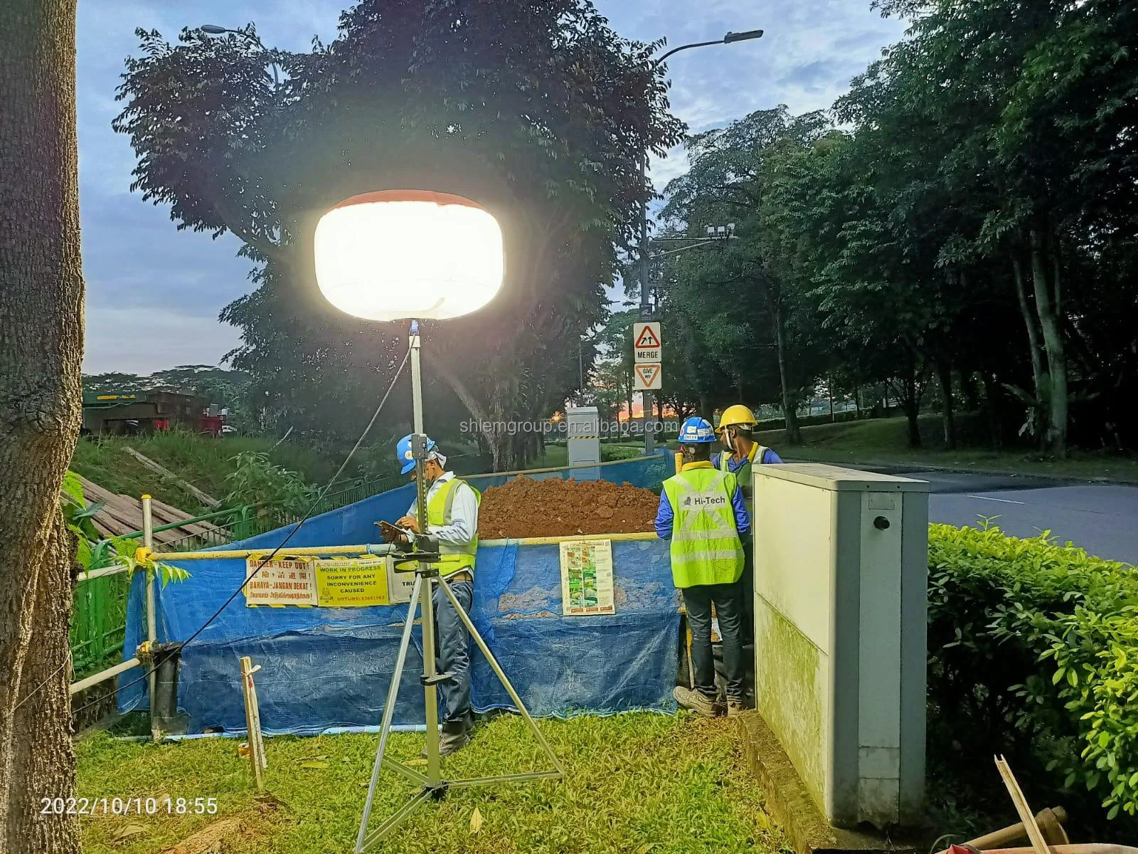 Outdoor & Construction LED Lighting Industrial 200W Balloon Tower with ...