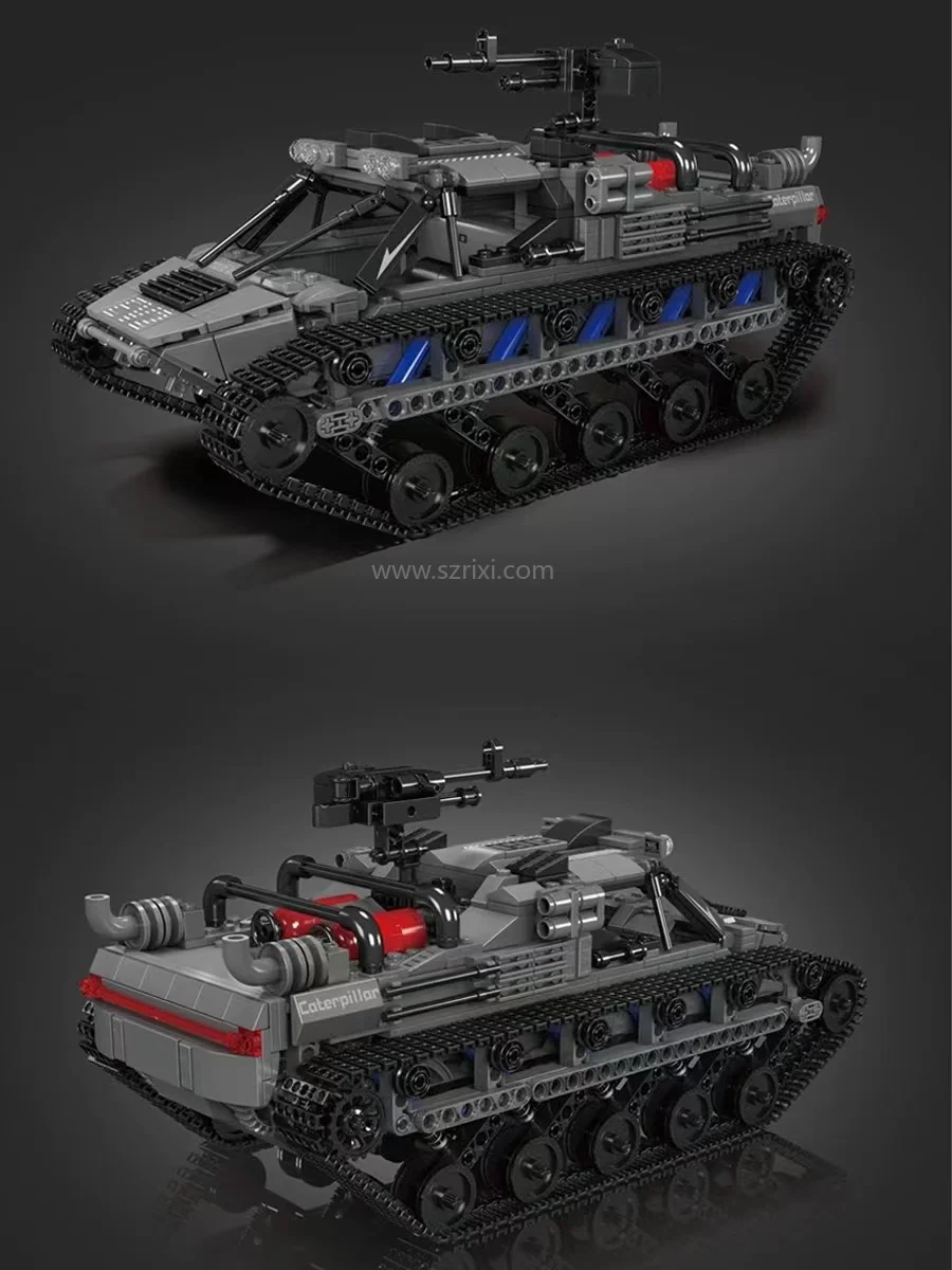 MOULD KING 20030 Military Remote Control Tank the Karl Mortar Model ...