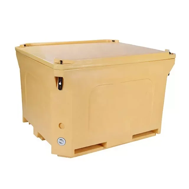 660l Large Capacity Heavy Duty Plastic Insulated Fish Bins Container ...