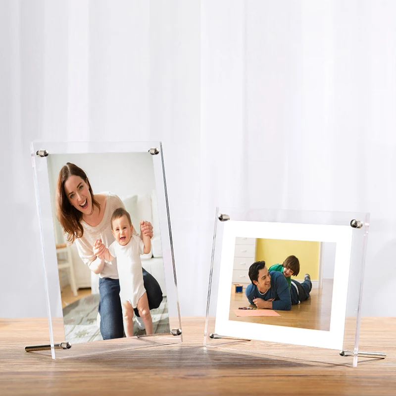 Acrylic Standing Picture Frames Photo Frame A4 Certificate Frame ...