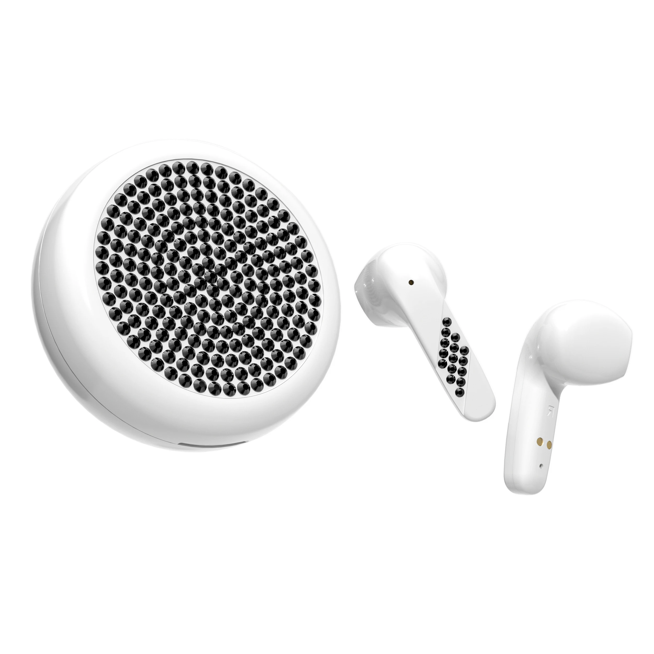 Cheap Mini Portable Tws Wireless Earbuds With Diamond Decoration - Buy ...