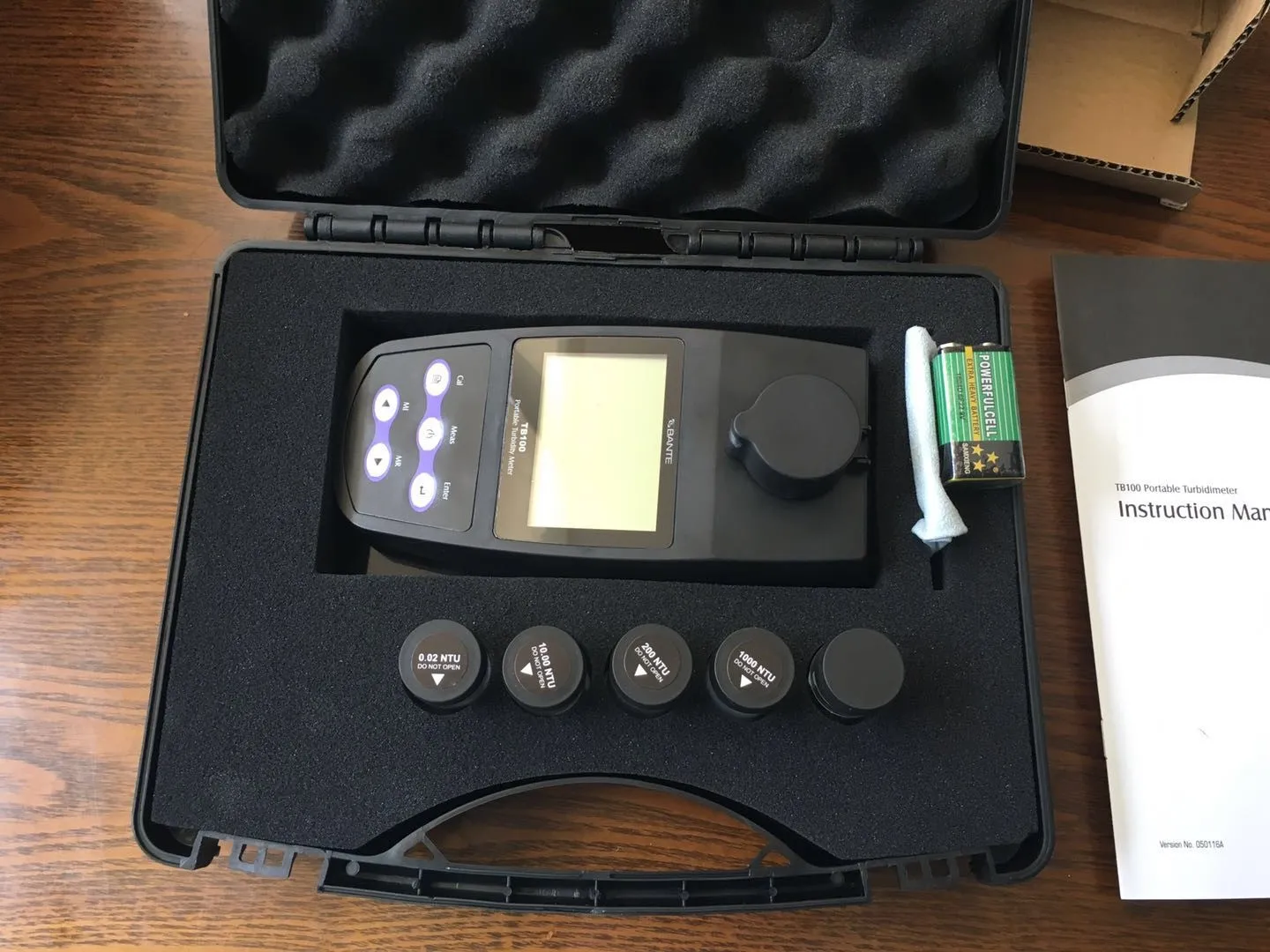 TB100 Digital Lab Portable Turbidity Meter - Precision & Convenience