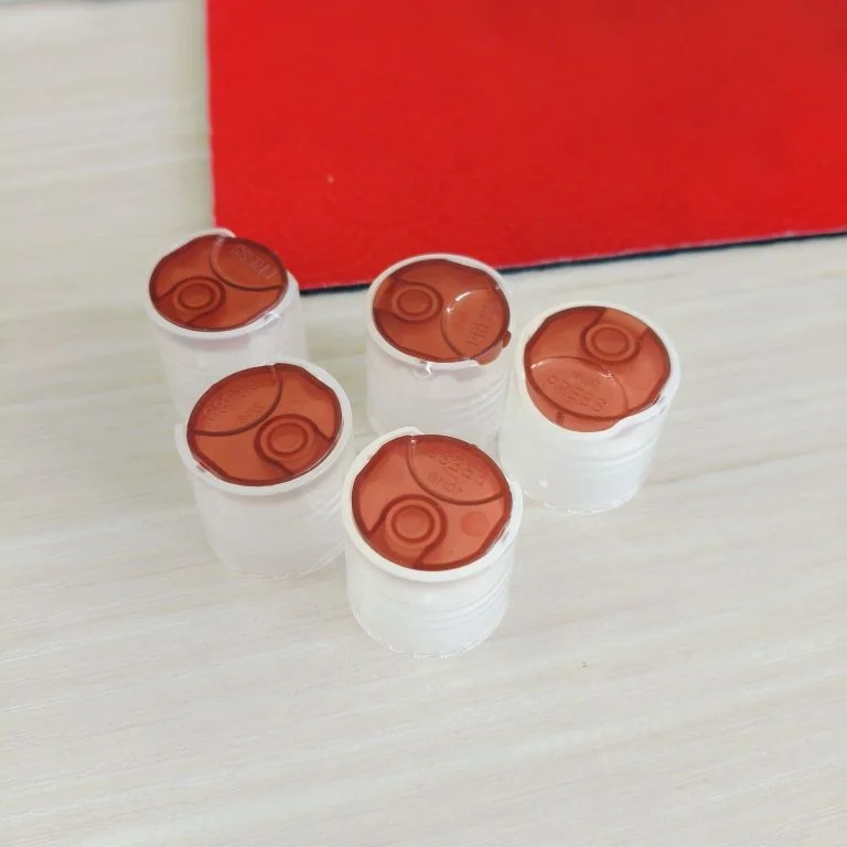 threaded 24/410 24mm 28mm plastic disc cap for shampoo packing, press ...
