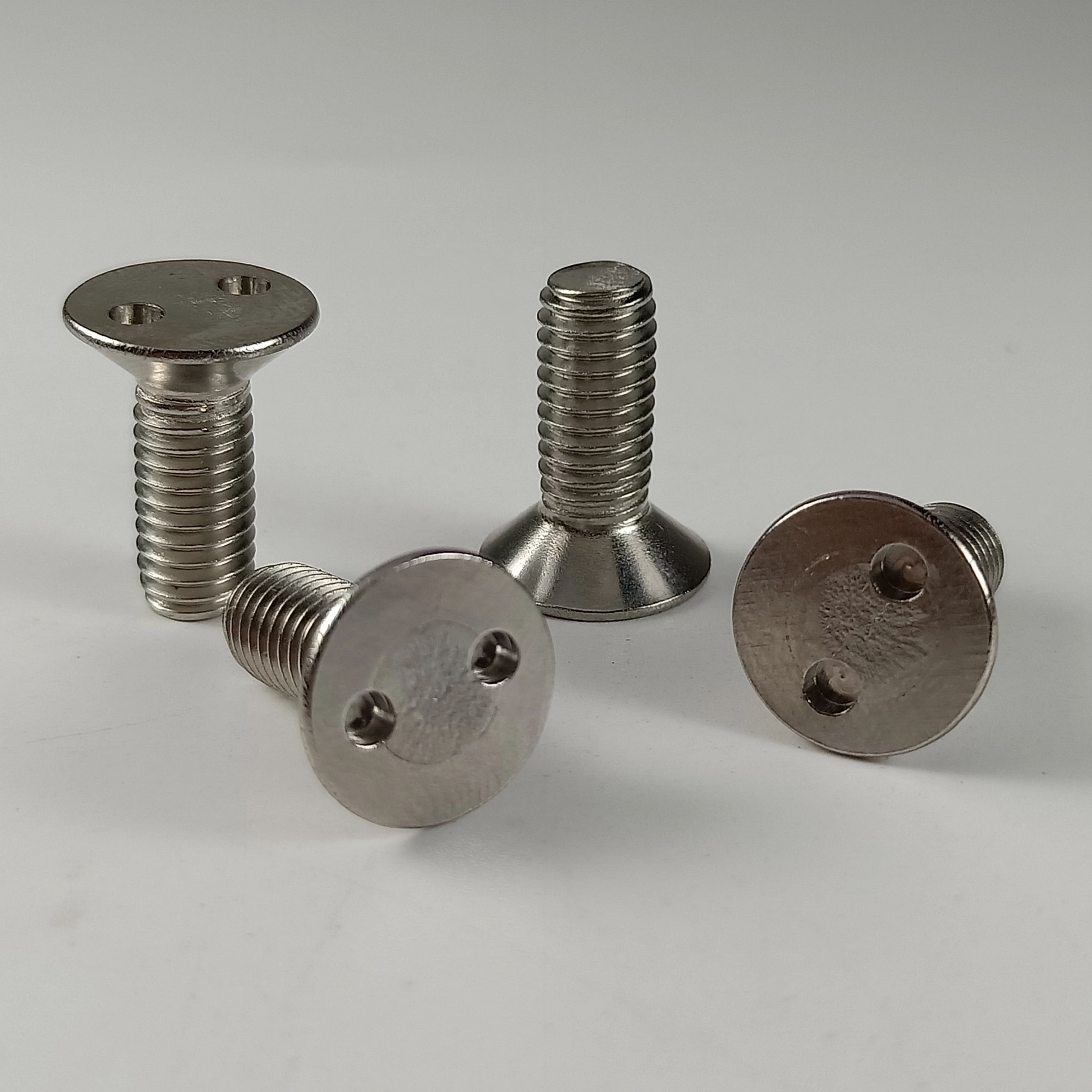 Stainless Steel Tamper-Proof Snake Eye Pig Nose Screws M8 Anti-Theft ...