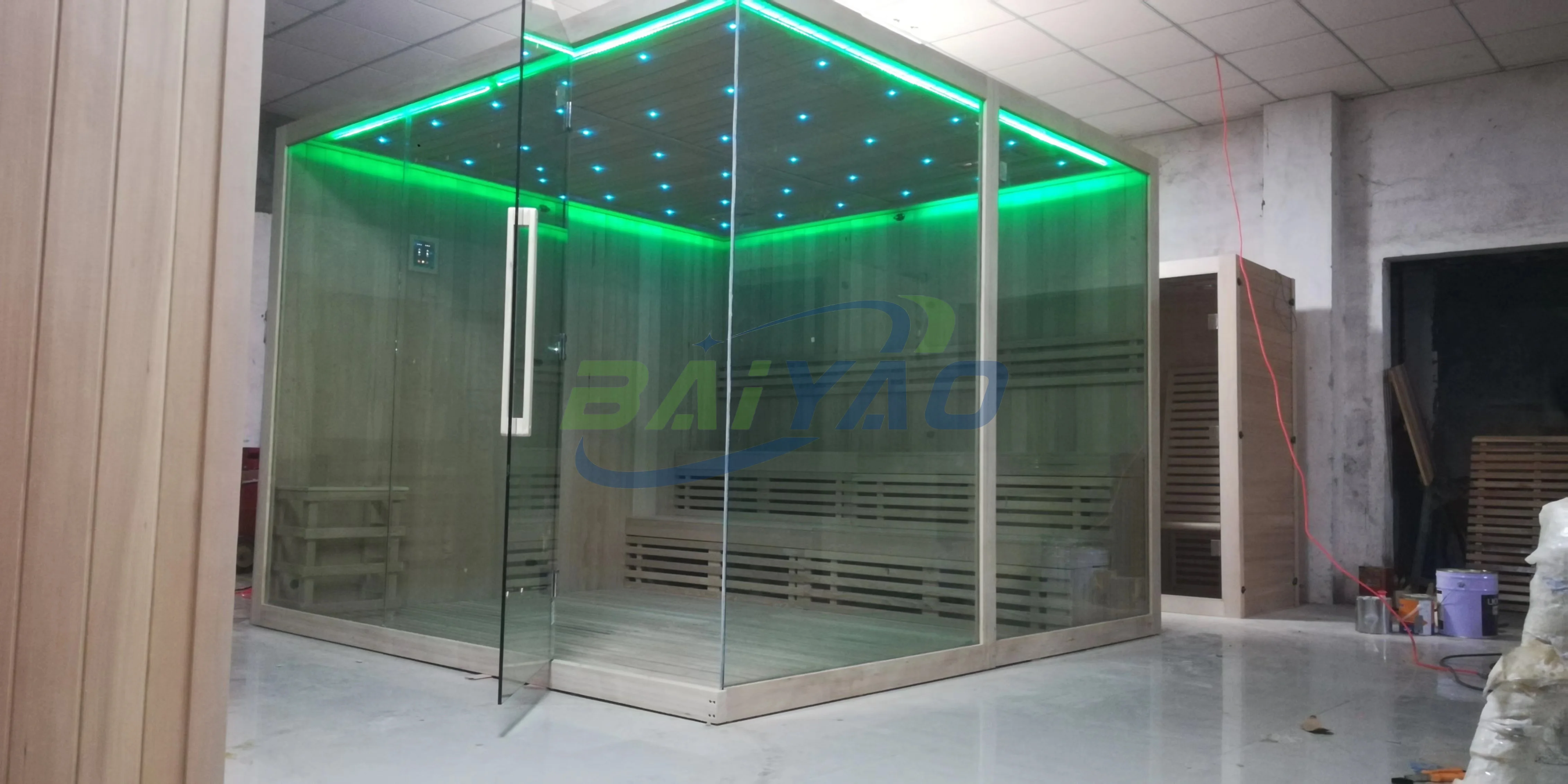 Traiditional Sauna Barrel Outdoor with Harvia Stove Heater