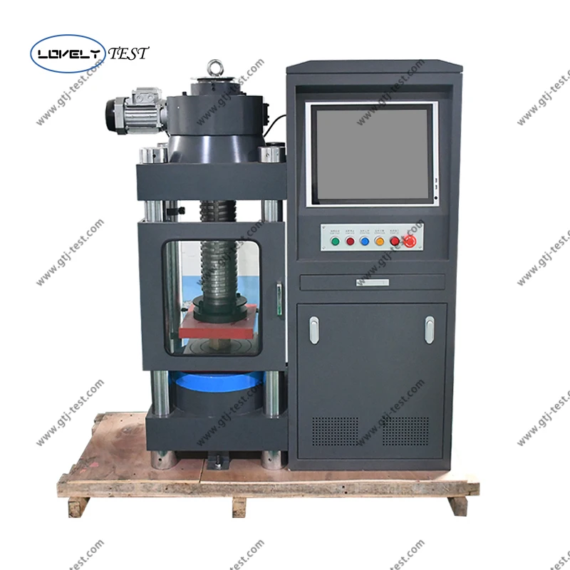 2000KN Control Electro-hydraulic Servo Concrete Compression Testing ...