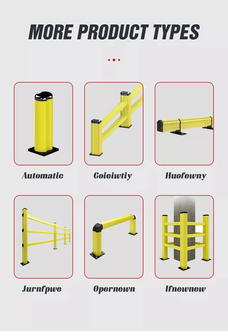 Road Safety Barriers Plastic Structural Column Protectors On Sale Rack ...