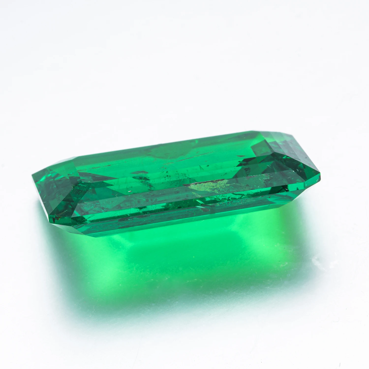 Customization 38 Carats Emerald Cut Made of Hydrothermal Rough Loose ...