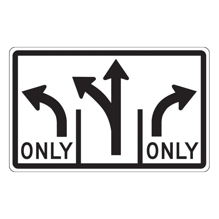 Customized Size Traffic Roundabout Sign,Aluminum Plate +m Engineer ...