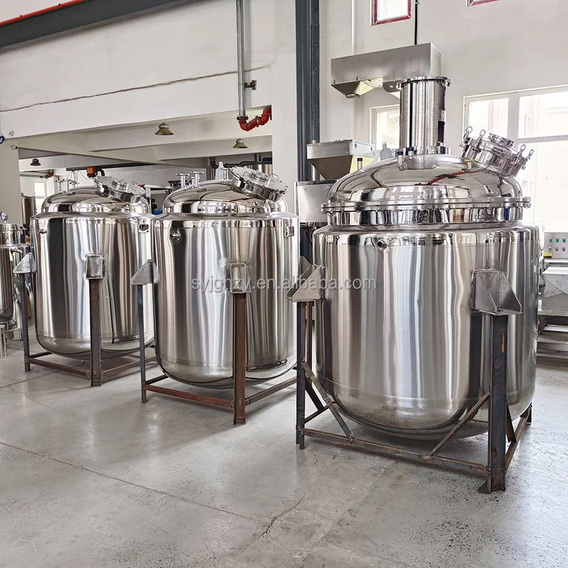 Industrial Liquid Mixer - 50L to 500L Stainless Steel Tanks