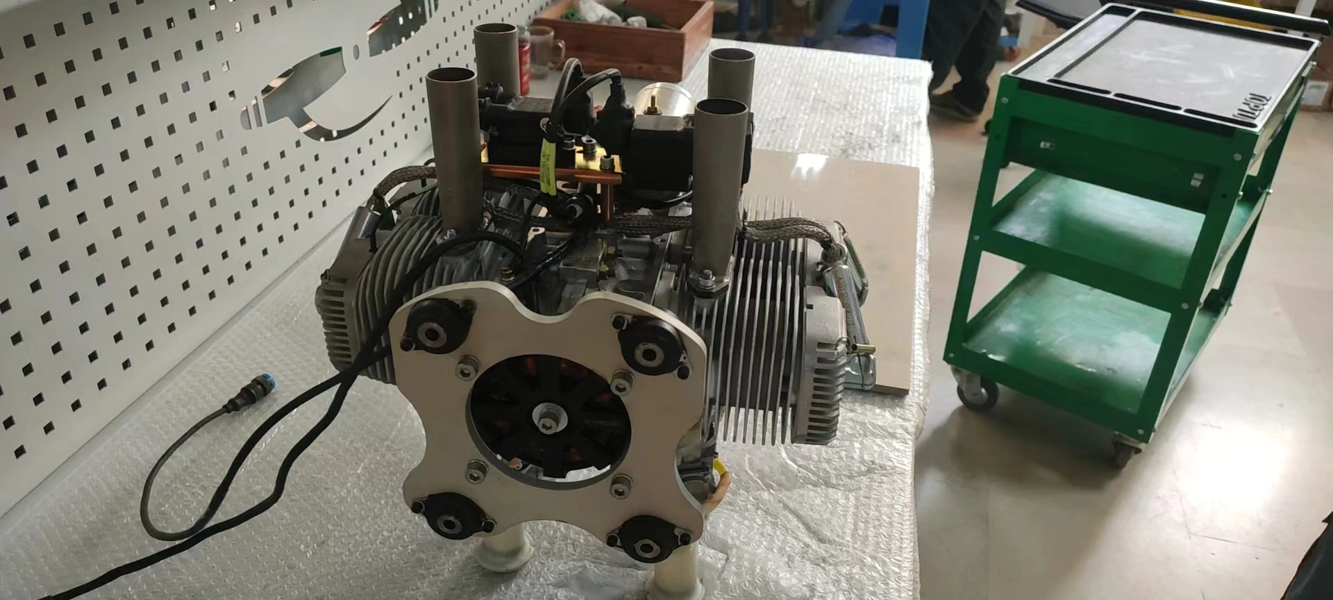 Drone Gasoline Engine Md550 37kw 50hp Uav Engine For Aircraft Drone ...