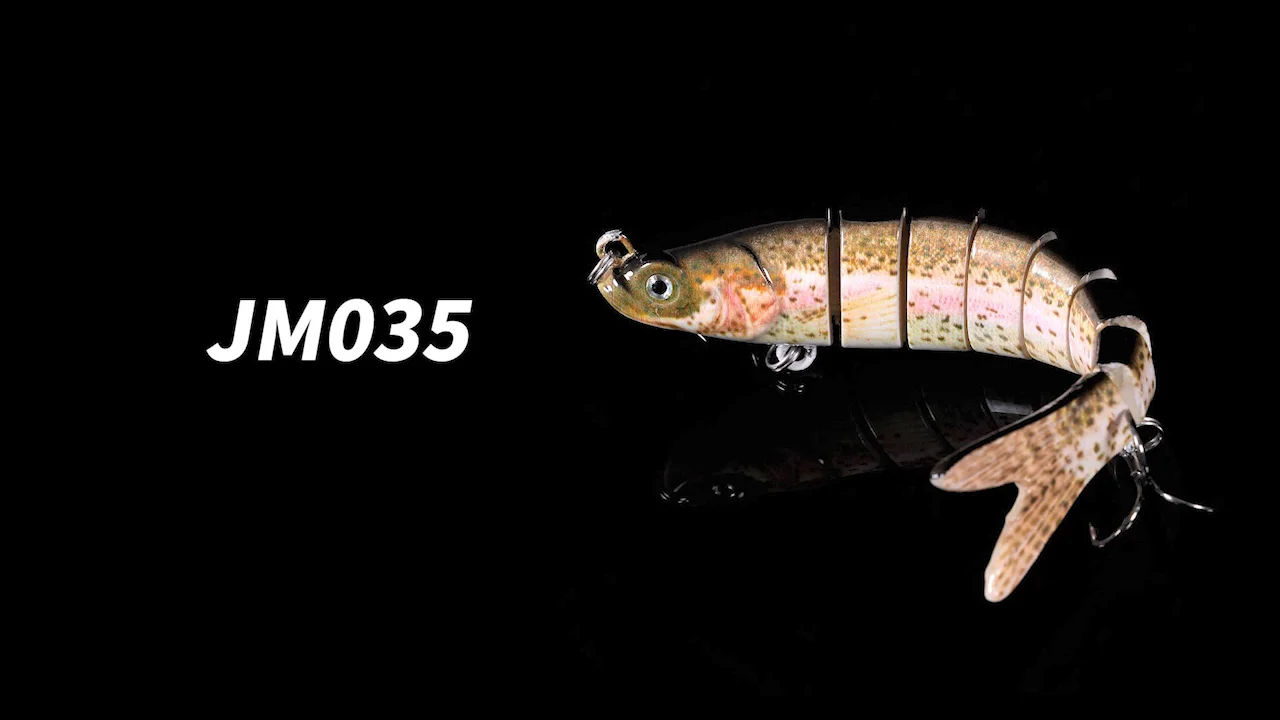 New Lure Jointed Lure Knotty Fish Multiple Colors 10cm-11.4g Gm Bionic ...