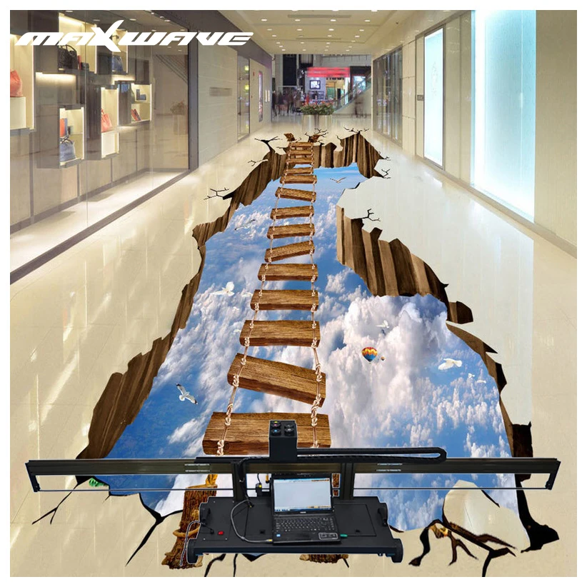 Direct Selling Floor Printing Machine DX10 3d Flatbed Wall Printer ...