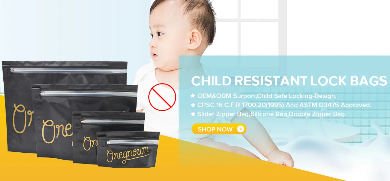 Biodegradable Child Resistant Exit Bags - Smell Proof