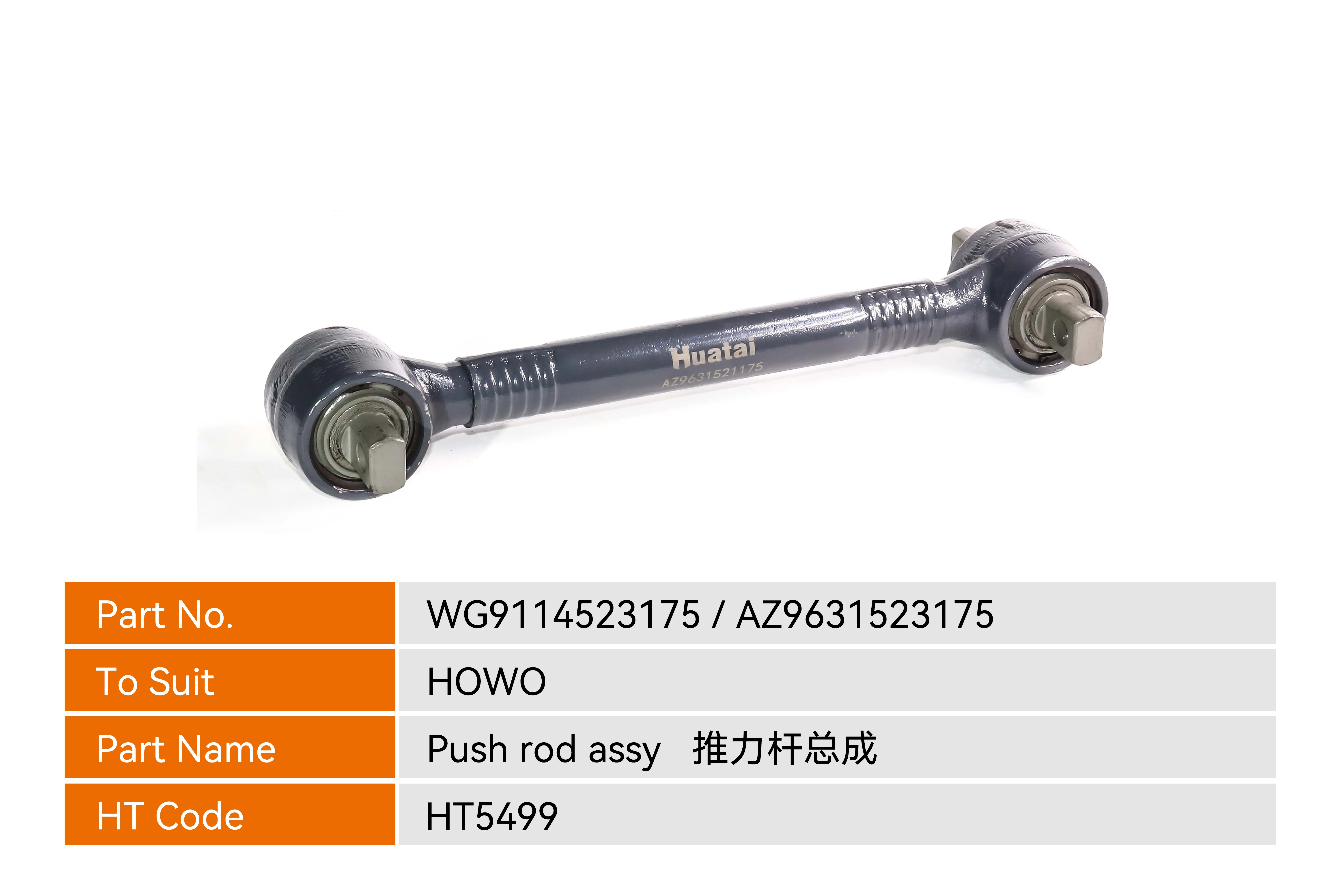 SINOTRUK Howo Truck Parts Down Push Rod Assy. WG9114523175/AZ9631523175 ...