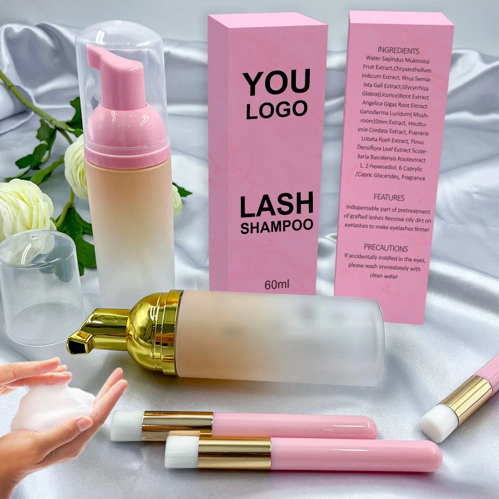 Private-label-lash-shampoo Liquid Rose Lash Shampoo Concentrate Eye ...