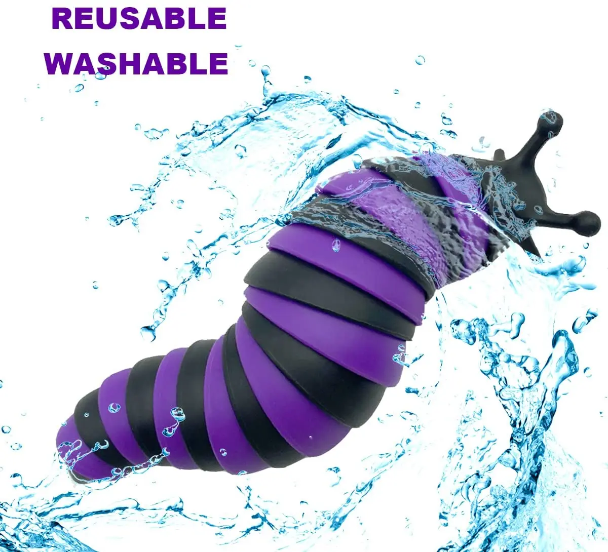 Tik Tok Sea Slug Wriggly Fidget Slug Snail Sensory Toy