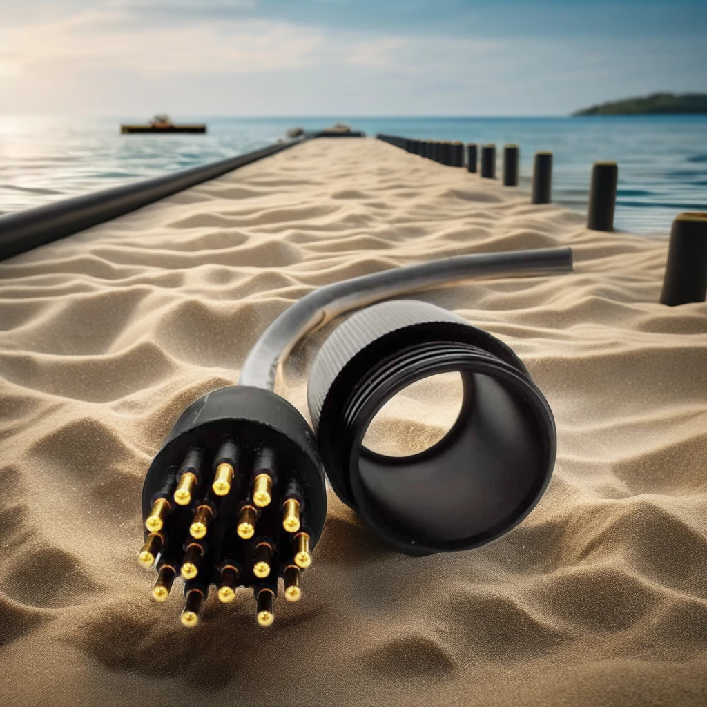 Standard Screw Subconn MCIL16M Circular Bulkhead ROV Marine Control ...